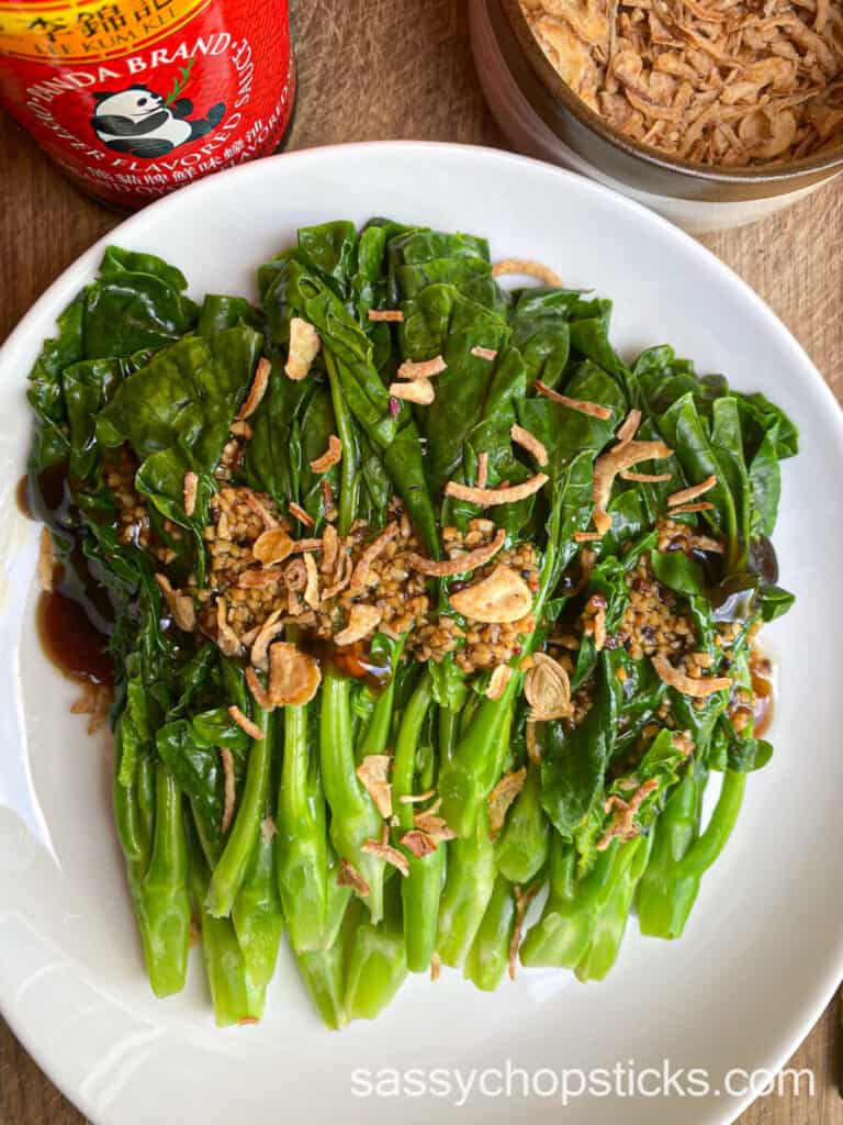 Chinese Broccoli with Oyster Sauce - Sassy Chopsticks