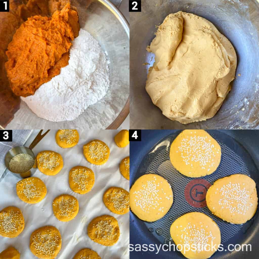 Chinese Pumpkin Cake - Sassy Chopsticks