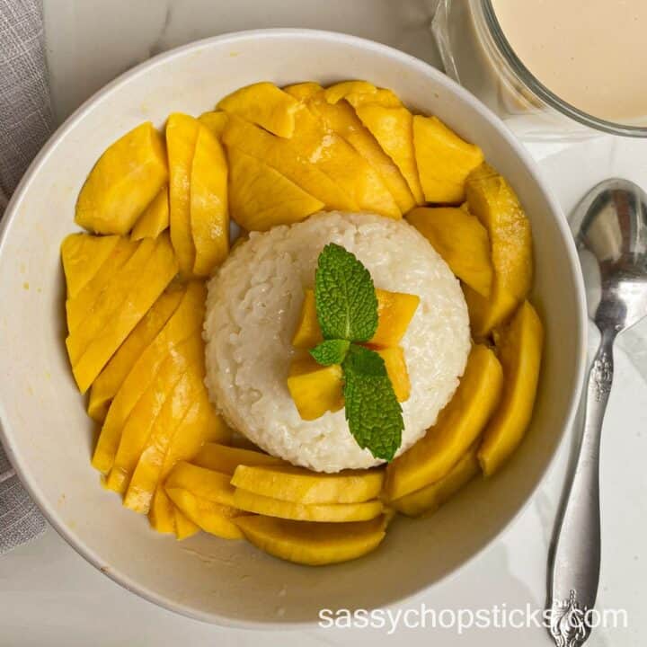 Mango Sticky Rice - Sassy Chopsticks