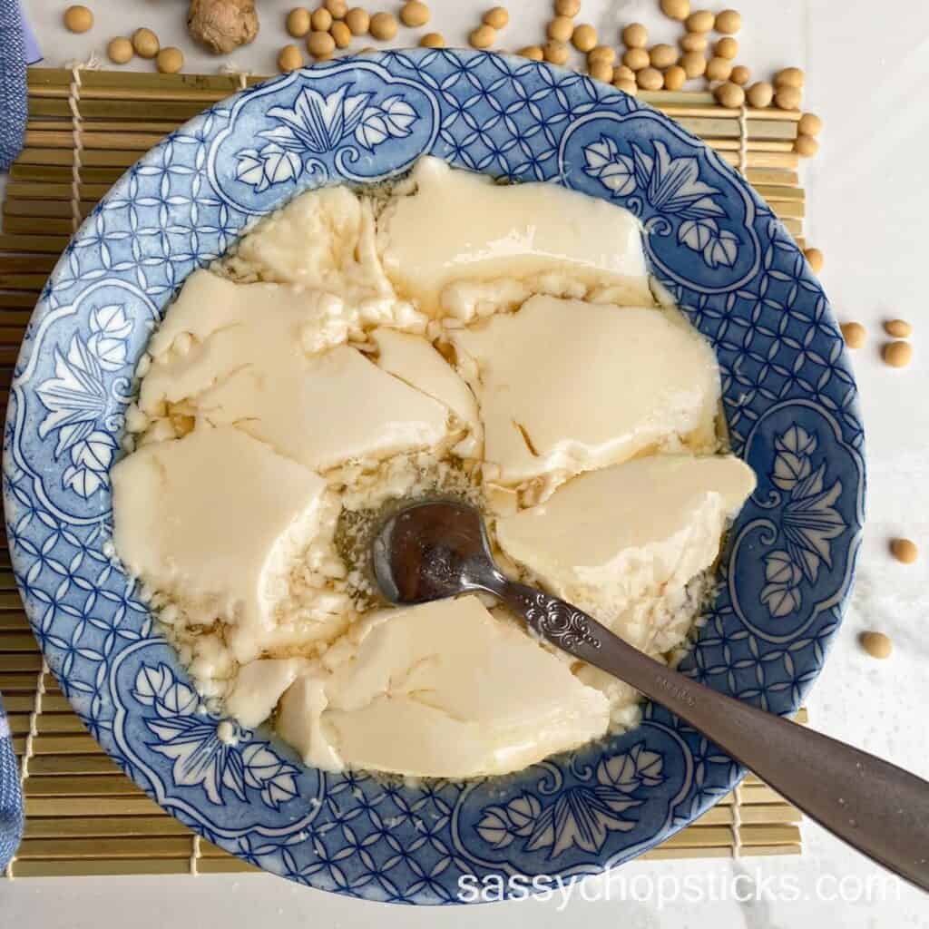 Chinese Tofu Pudding-Doufu Hua - Sassy Chopsticks