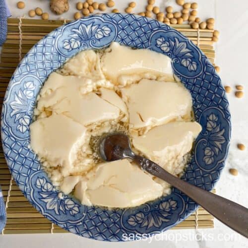 Chinese Tofu Pudding-Doufu Hua - Sassy Chopsticks