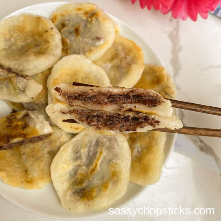 Chinese Red Bean Cake Recipe - Sassy Chopsticks