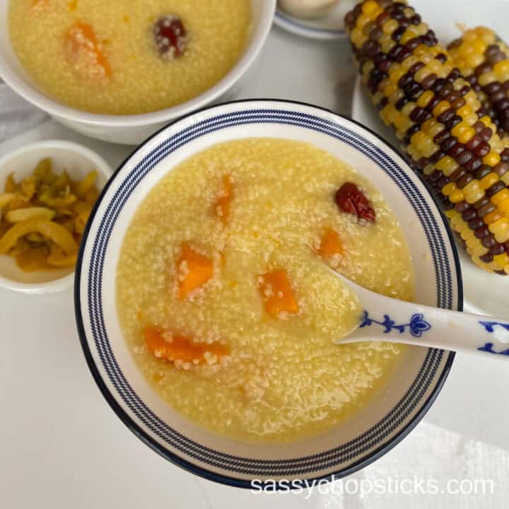 Chinese Millet Porridge Recipe - Sassy Chopsticks