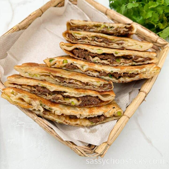 Traditional Chinese Meat Pie With Beef (Xian Bing) - Sassy Chopsticks