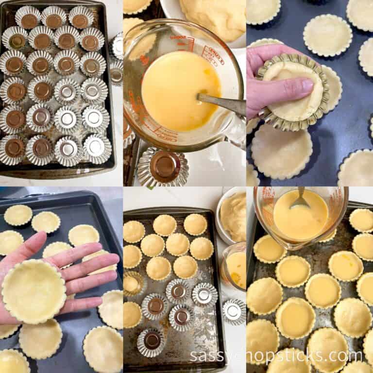 Hong Kong Egg Tart Recipe (Simple Chinese Style) - Sassy Chopsticks