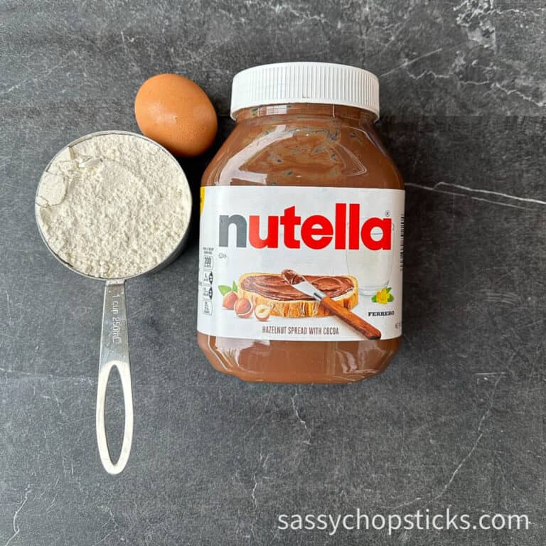 3 Ingredient Nutella Cookies Recipe (Quick and Easy) - Sassy Chopsticks