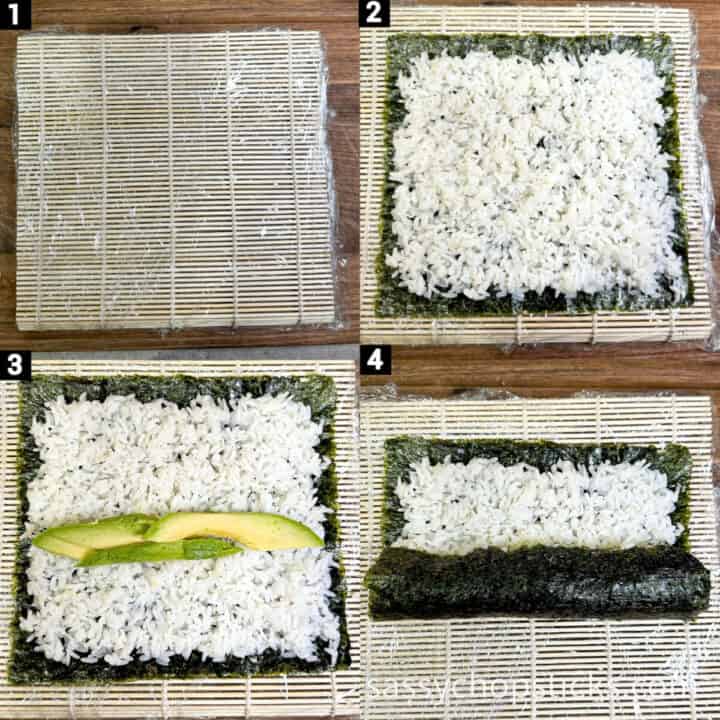 Easy Homemade Avocado Maki Sushi Rolls (Vegan!) - Sassy Chopsticks