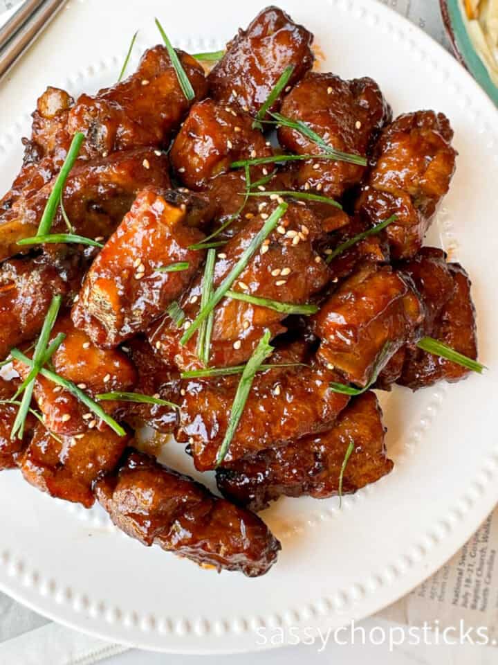 The Easiest Peking Spare Ribs (京都排骨): Peking-Style - Sassy Chopsticks