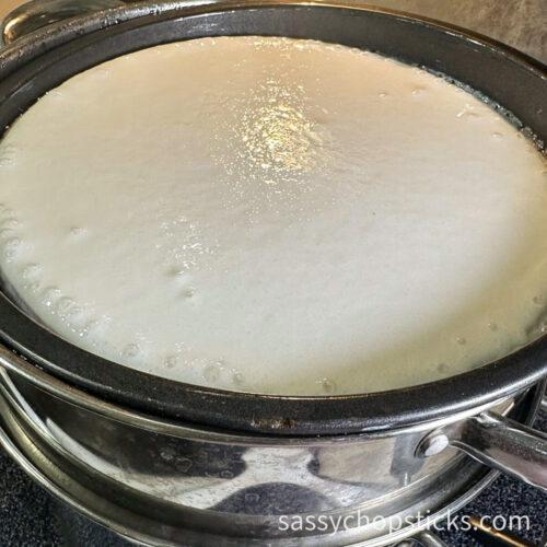 White Sugar Sponge Cake Recipe (Bai Tang Gao – 白糖糕) - Sassy Chopsticks