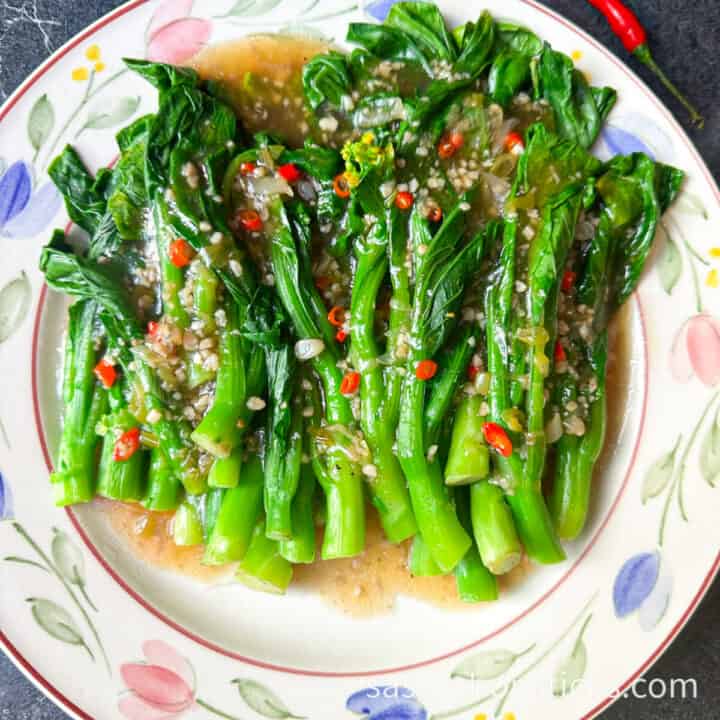 Delicious Yu Choy Recipe: A Chinese Leafy Green Dish - Sassy Chopsticks