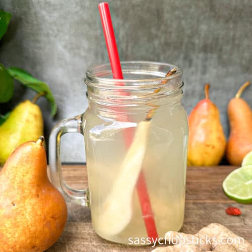 Ginger Pear Tea Recipe: The Perfect Soothing Blend - Sassy Chopsticks