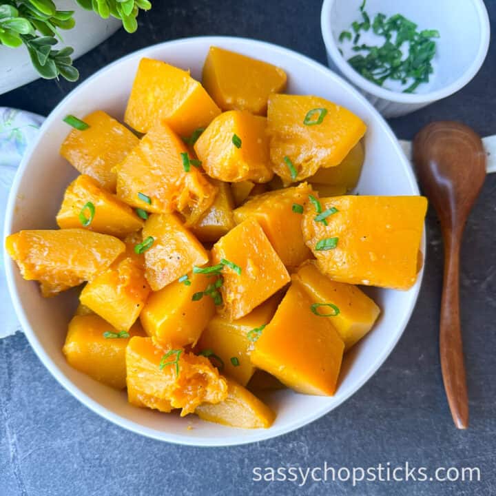 Pumpkin Stir Fry Recipe (炒南瓜): Simple And Tasty - Sassy Chopsticks