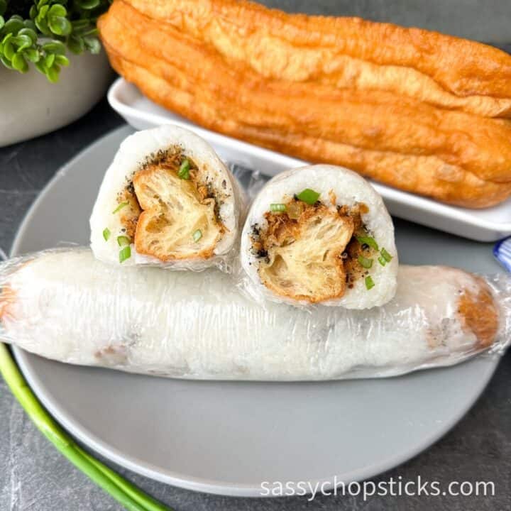 Fan Tuan Recipe (Stuffed Sticky Rice Rolls, 饭团) - Sassy Chopsticks