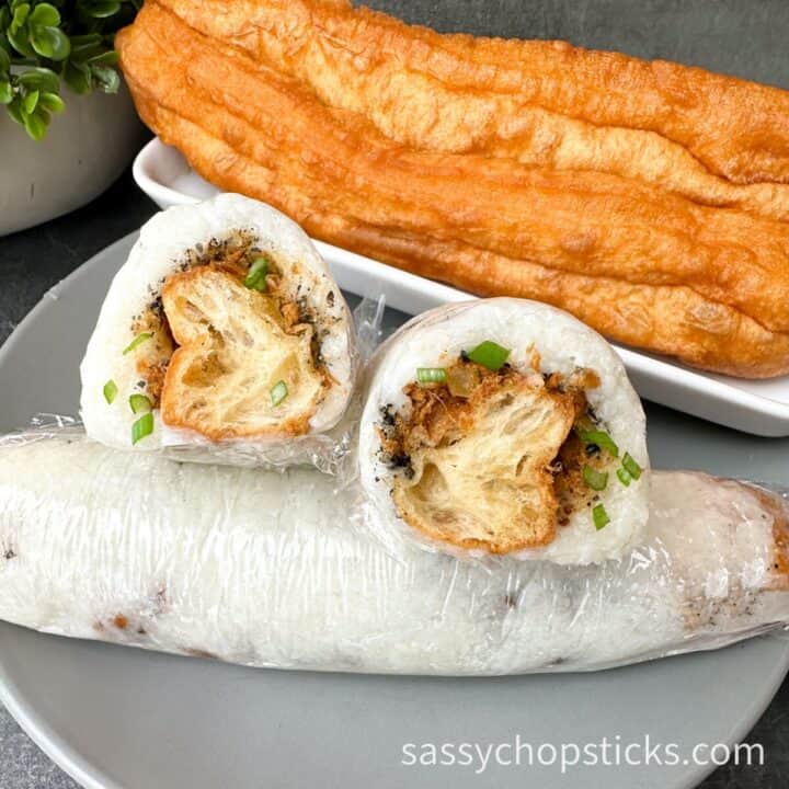 Fan Tuan Recipe (Stuffed Sticky Rice Rolls, 饭团) - Sassy Chopsticks
