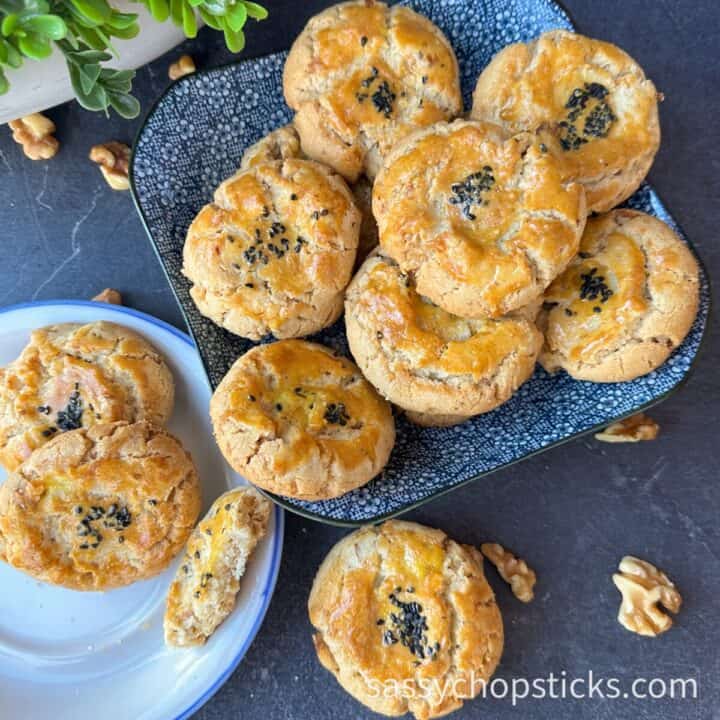 Chinese Walnut Cookies Recipe: Old Fashioned Classic - Sassy Chopsticks
