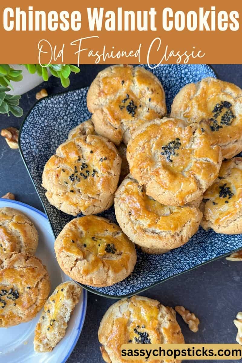 Chinese Walnut Cookies Recipe: Old Fashioned Classic - Sassy Chopsticks