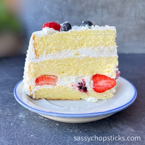 The Best Asian Fruit Cake: Chinese Bakery Style - Sassy Chopsticks