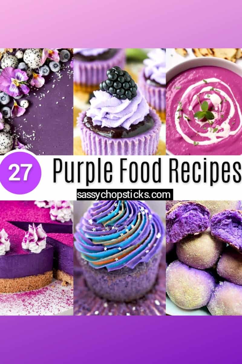 27 Purple Food Recipes: Vibrant And Delicious Ideas - Sassy Chopsticks