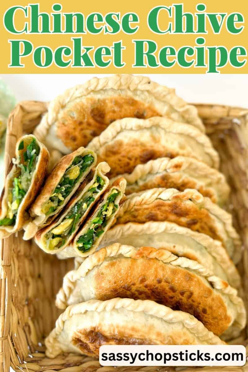 Old Fashioned Chinese Chive Pocket Recipe (韭菜盒子) - Sassy Chopsticks
