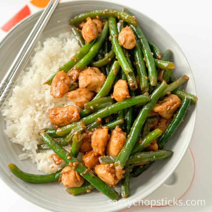 String Bean Chicken Recipe: Better Than Takeout! - Sassy Chopsticks