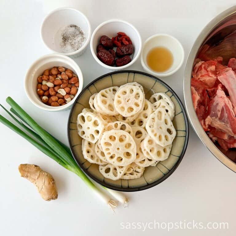 Lotus Root Soup Recipe: A Traditional Healing Soup - Sassy Chopsticks