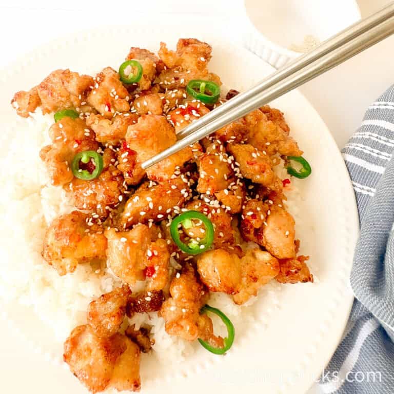 The Best Chinese Sweet And Spicy Chicken Recipe - Sassy Chopsticks