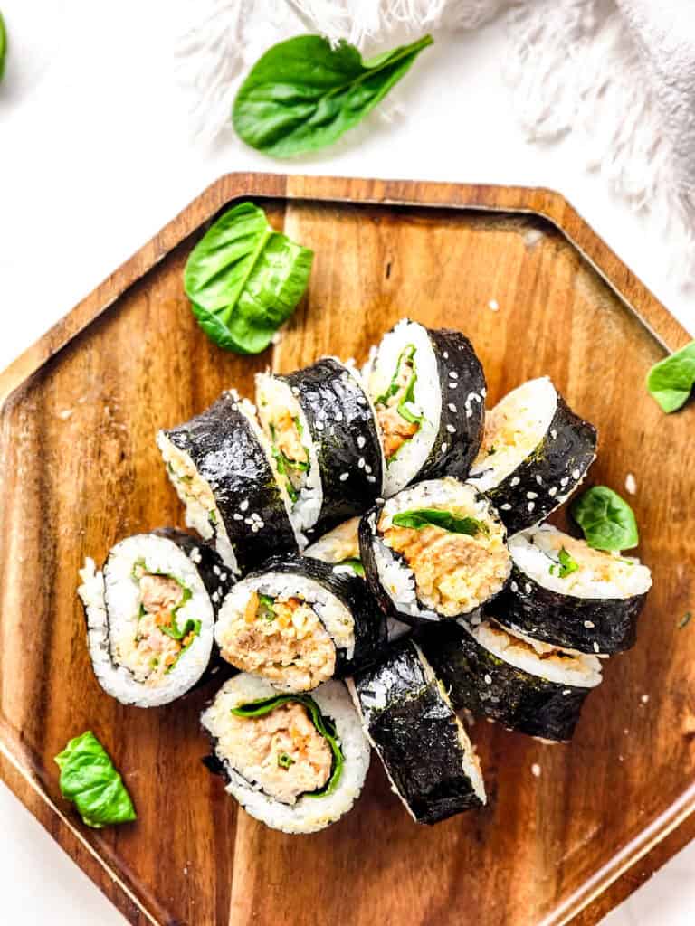 Spicy Tuna Kimbap Rolls – Quick & Tasty Recipe - Sassy Chopsticks