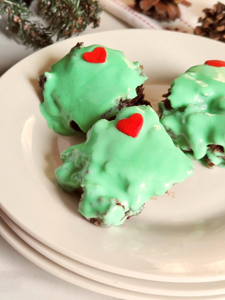 Festive Grinch Brownies: An Easy Grinch Dessert Recipe - Sassy Chopsticks