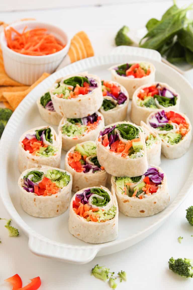 Rainbow Veggie Pinwheels Recipe: Easy and Colorful - Sassy Chopsticks